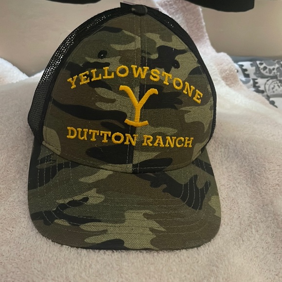 Accessories | New Yellowstone Dutton Ranch Camo Trucker Hat | Poshmark